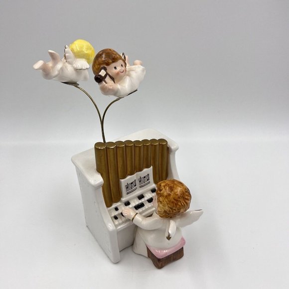 Roman Inc | Holiday | Vintage 984 Roman Inc Music Box Piano Angels Hark ...